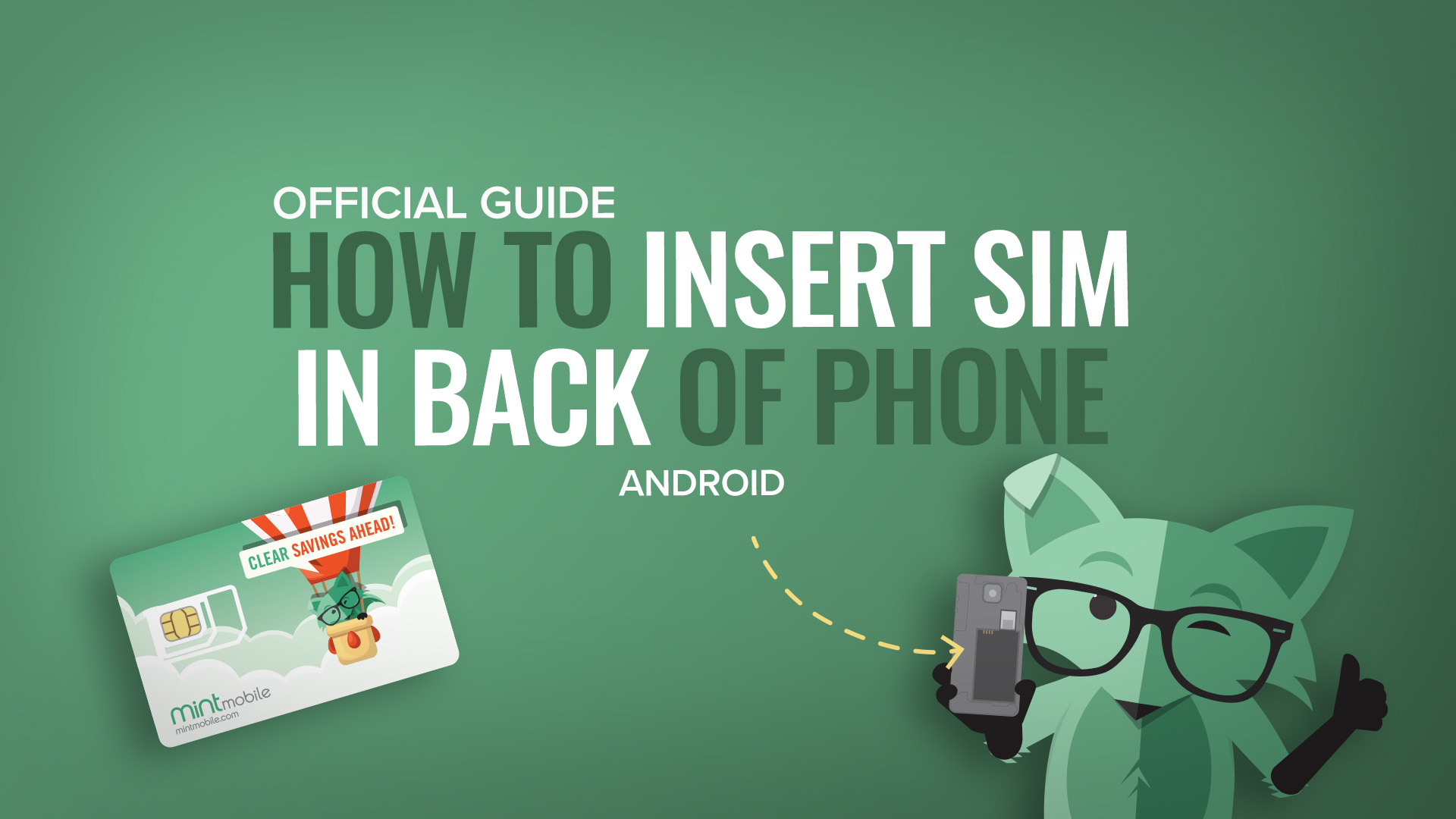 How to Insert Your SIM (back) | Mint Mobile