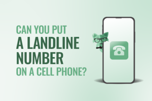 Can you put a landline number on a cell phone? | Mint Mobile