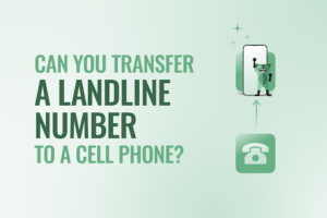 Can you put a landline number on a cell phone? | Mint Mobile